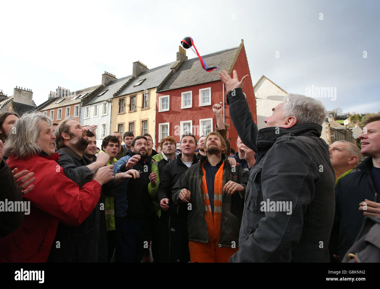 Hand Ba game - Jedburgh Stock Photo - Alamy