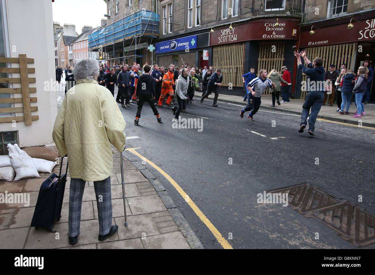 Hand ba game jedburgh hi-res stock photography and images - Alamy