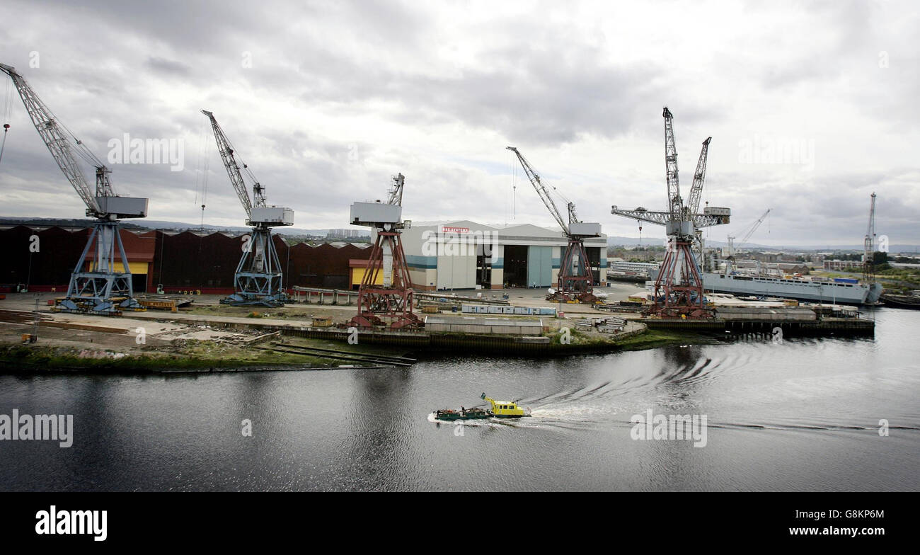 SCOTLAND Shipyard 1 Stock Photo - Alamy