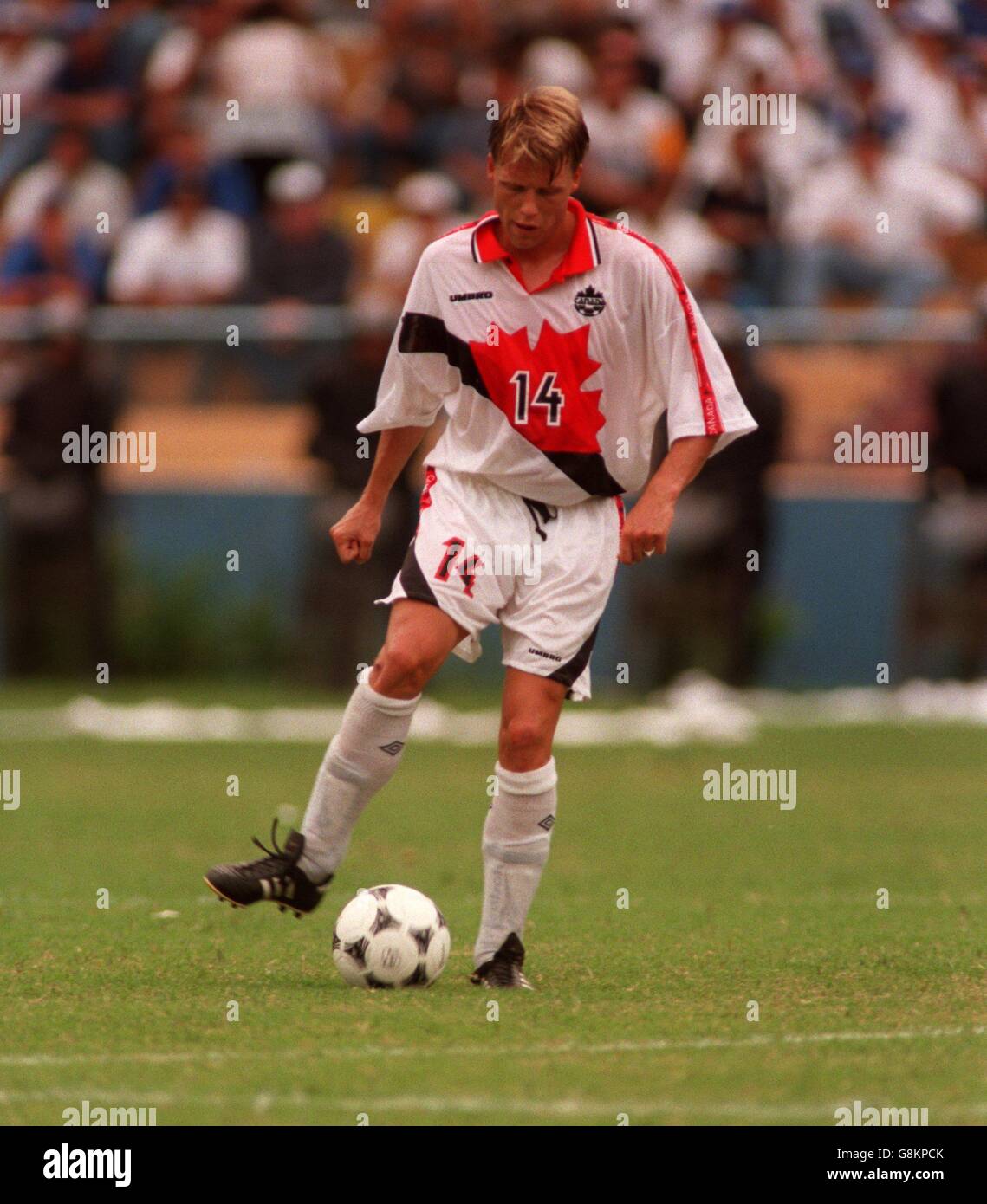 Soccer world cup qualifier el salvador v canada hi-res stock ...