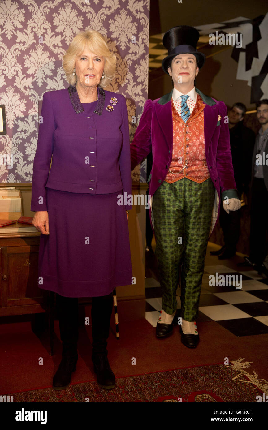 The Duchess of Cornwall and actor Jonathan Slinger (as Willy Wonka ...