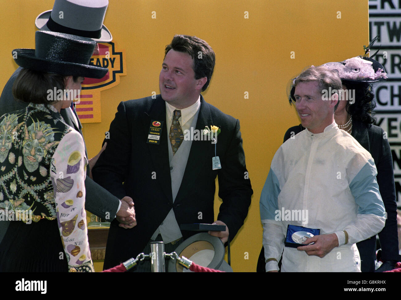 Horse Racing - Ever Ready Derby - Epsom Downs Racecourse. Trainer Peter ...