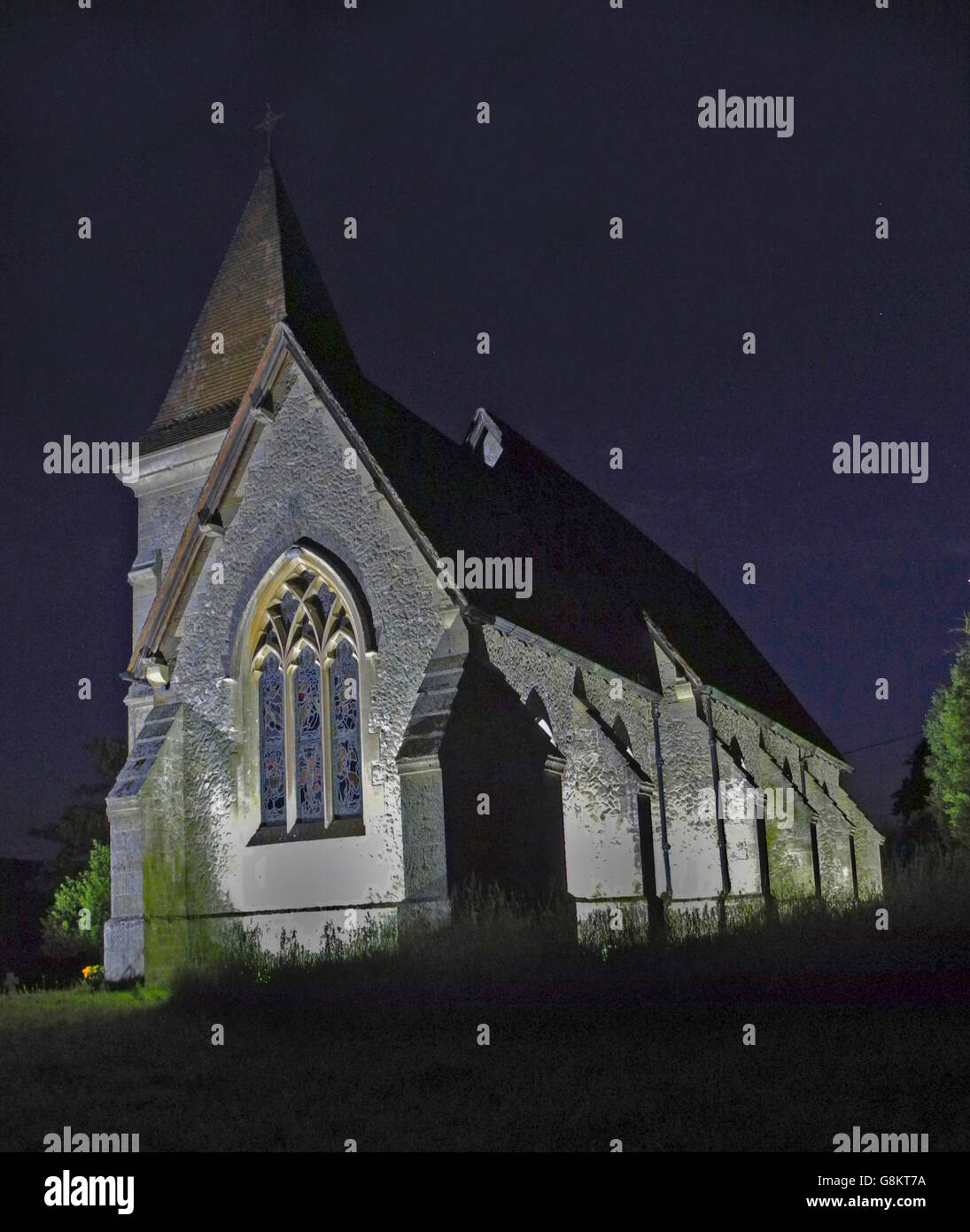 The Parish Church of the Holy Trinity in the village of Duncton, West ...