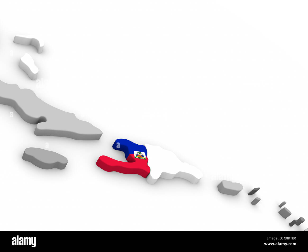 Haitian map hi-res stock photography and images - Alamy