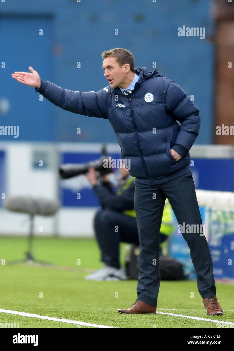 Queen of the South manager James Fowler during the Ladbrokes Scottish ...