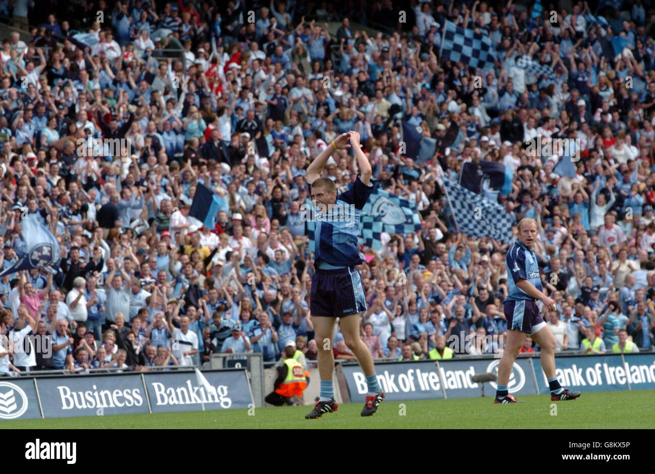 All Ireland GAA football final - Dublin v Tyrone - Croke Park Stock ...