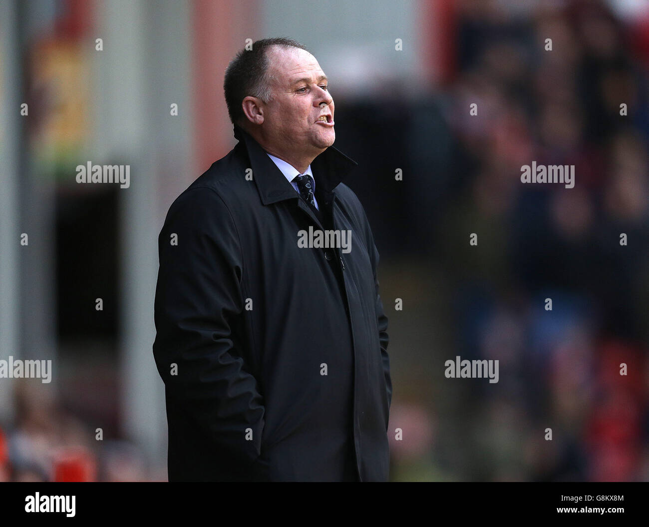 Blackpools manager neil mcdonald hi-res stock photography and images ...