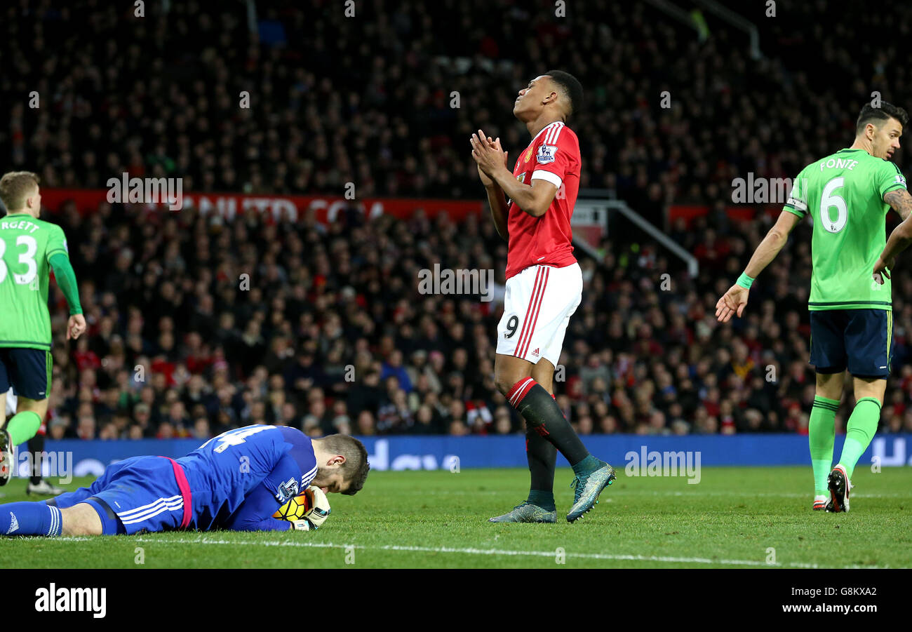 Manchester united anthony martial rues hi-res stock photography and ...
