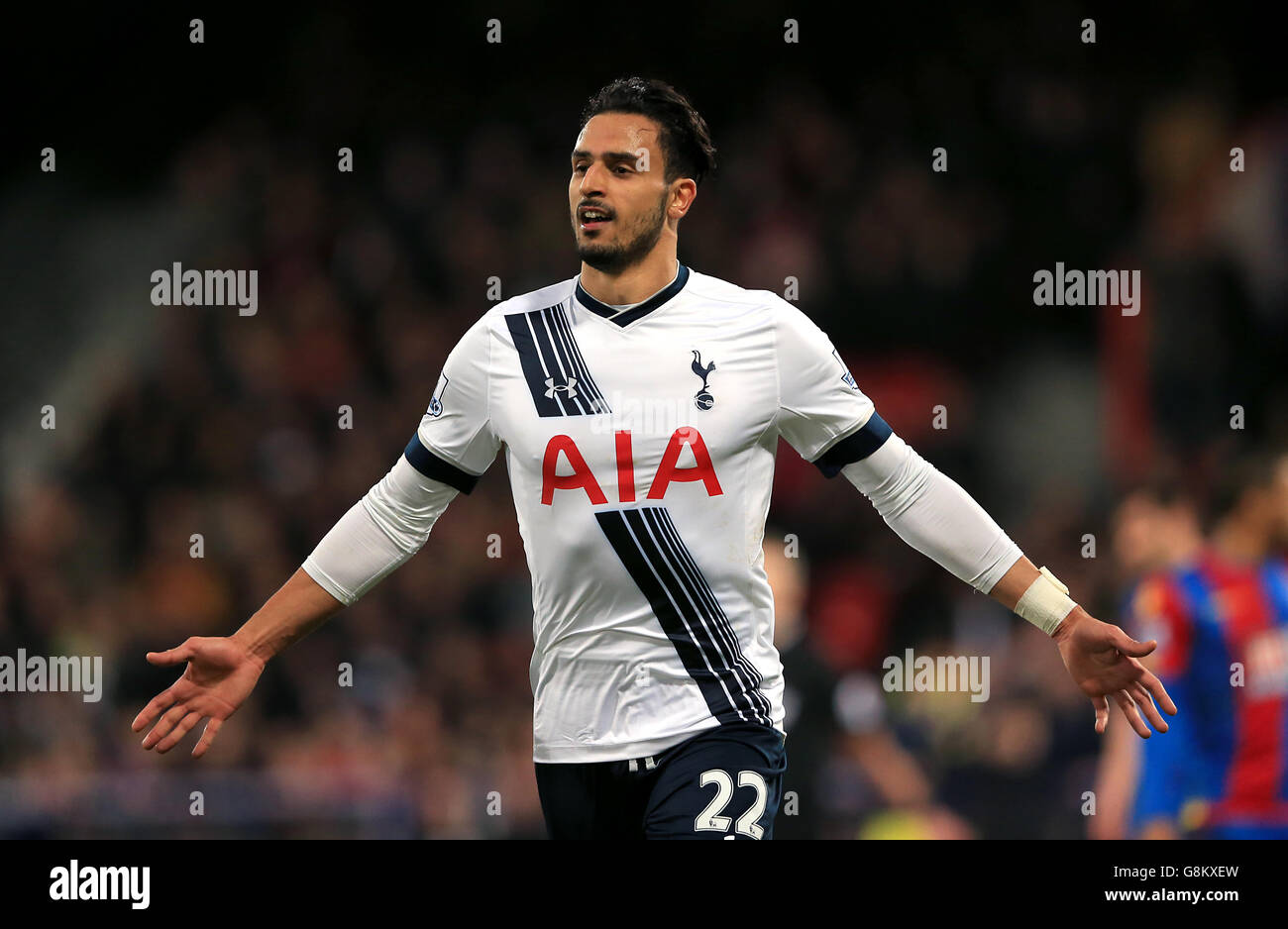Tottenham Hotspur's Nacer Chadli celebrates scoring his side's third ...