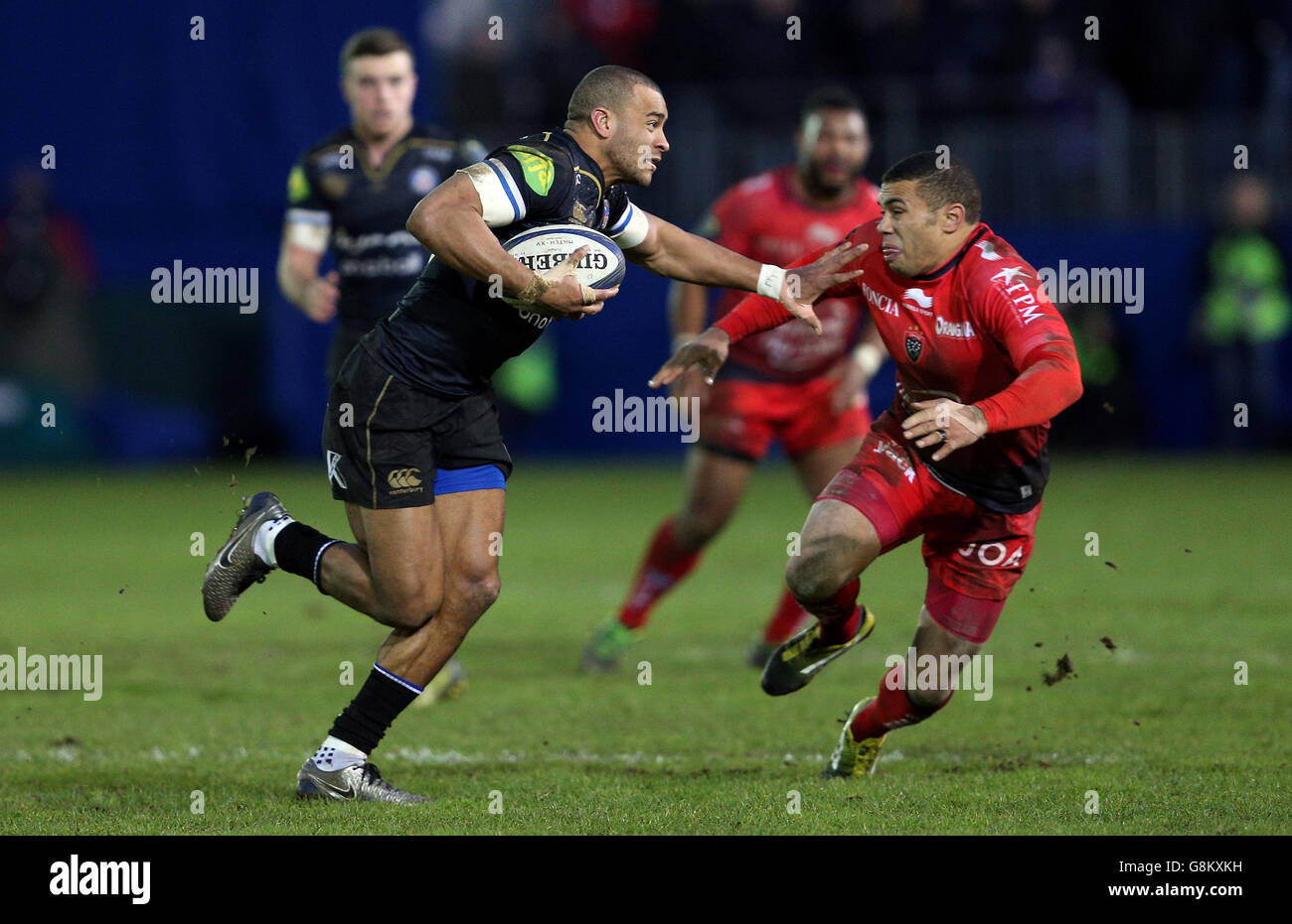Toulons bryan habana during the european champions cup hi-res stock ...