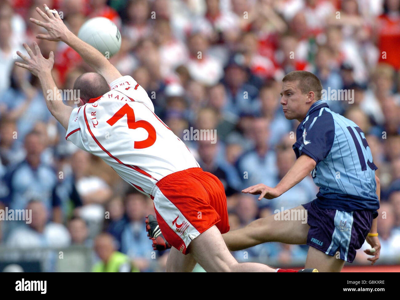 All Ireland GAA football final - Dublin v Tyrone - Croke Park Stock ...