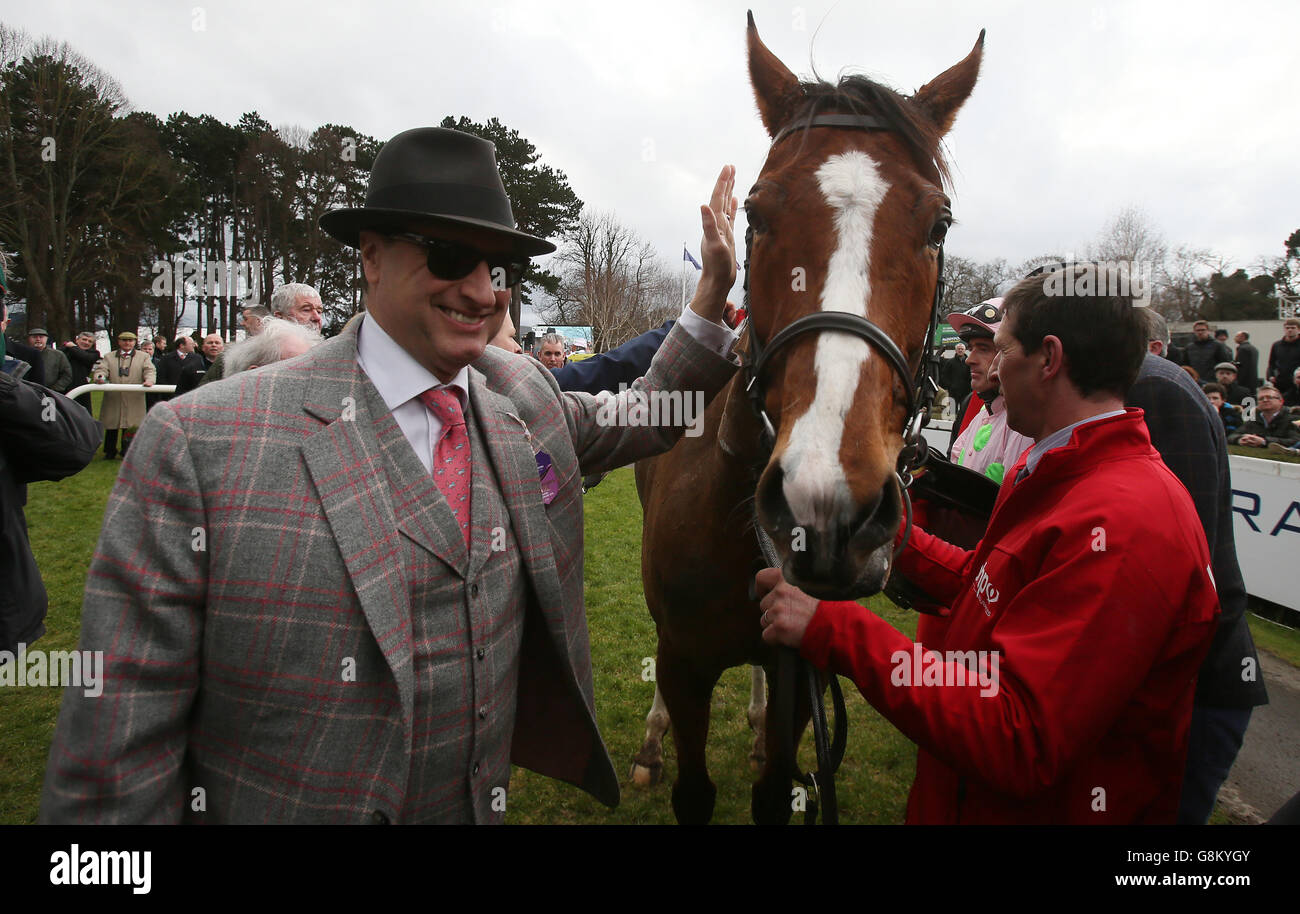 Faugheen's owner Rich Ricci in the parade ring after victory in The BHP ...