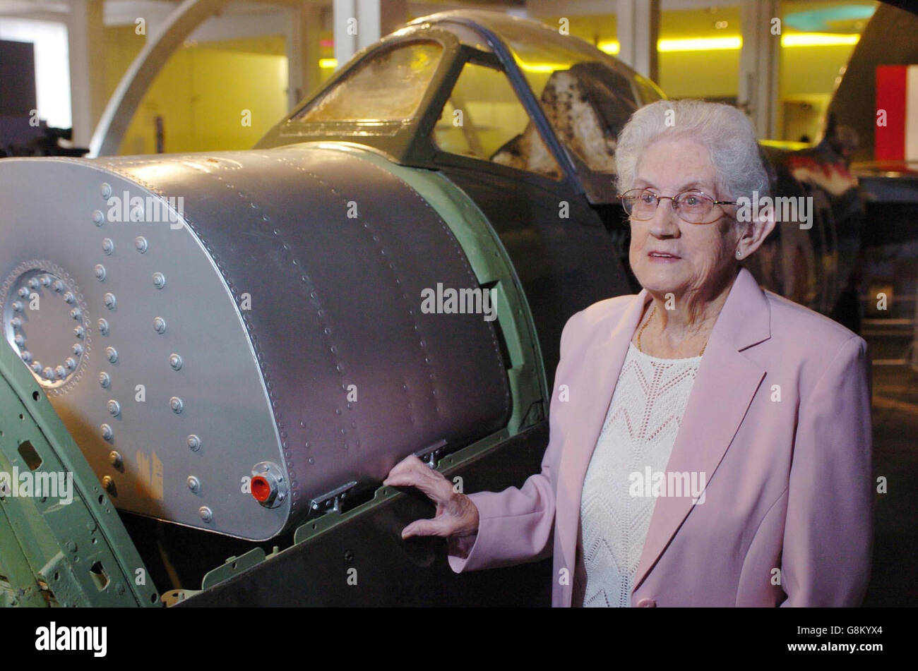 Personal stories britains most famous plane exhibition hi-res stock ...
