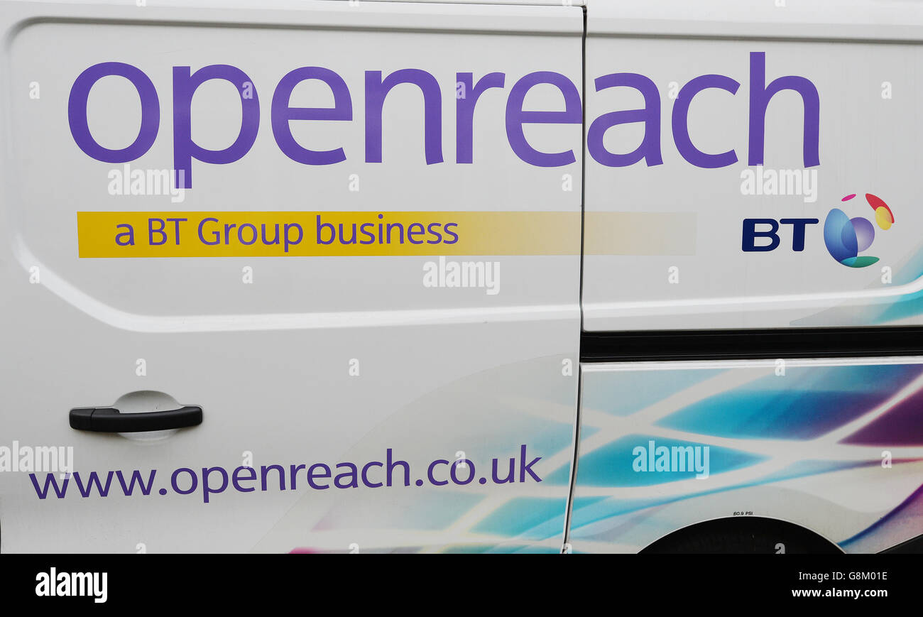 Bt British Telecom Van In High Resolution Stock Photography and Images ...