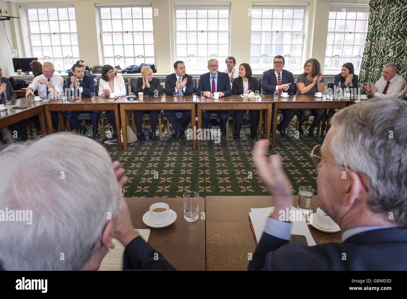 Shadow cabinet meeting Stock Photo - Alamy