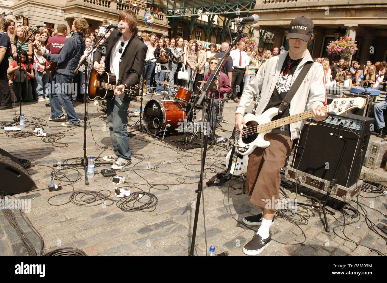 McFly - Teenage Cancer Trust gig - West Piazza Square - Covent Garden ...