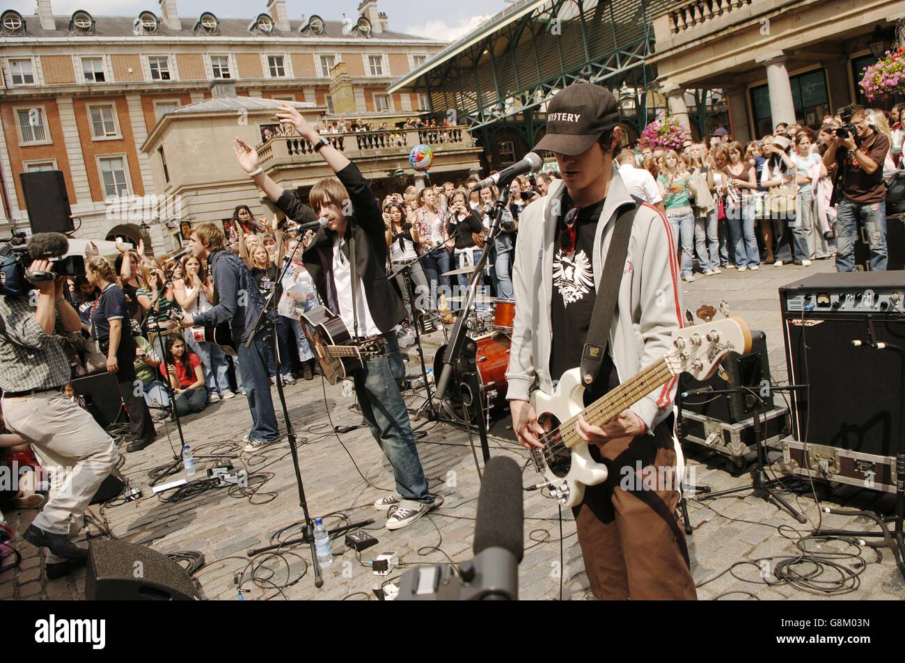 McFly - Teenage Cancer Trust gig - West Piazza Square - Covent Garden ...