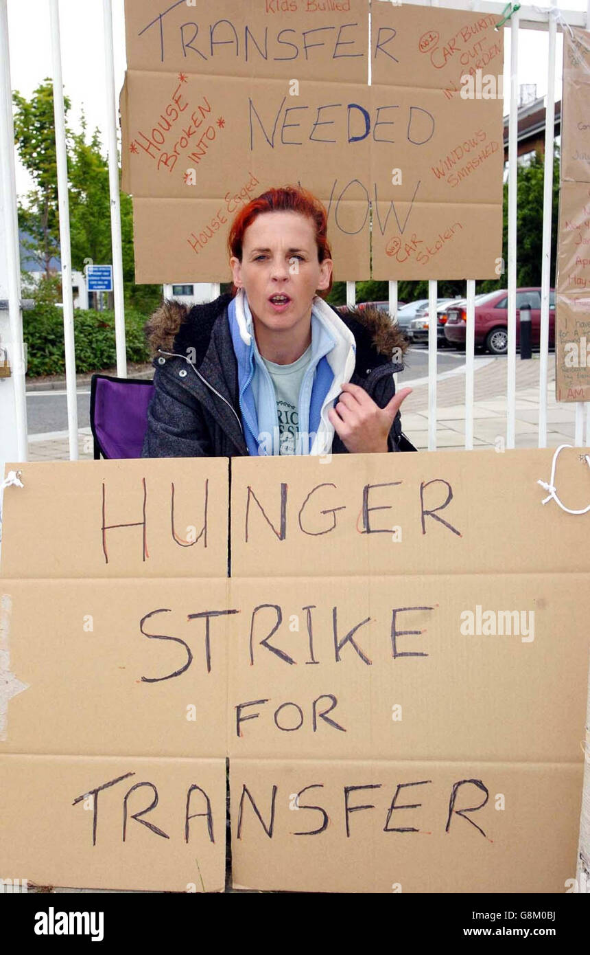 Aisling Bent Hunger Strike Stock Photo - Alamy