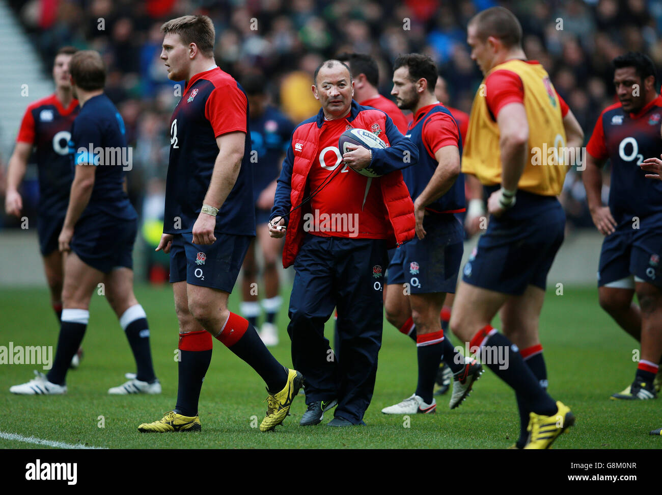 England Training Session - Twickenham Stock Photo - Alamy