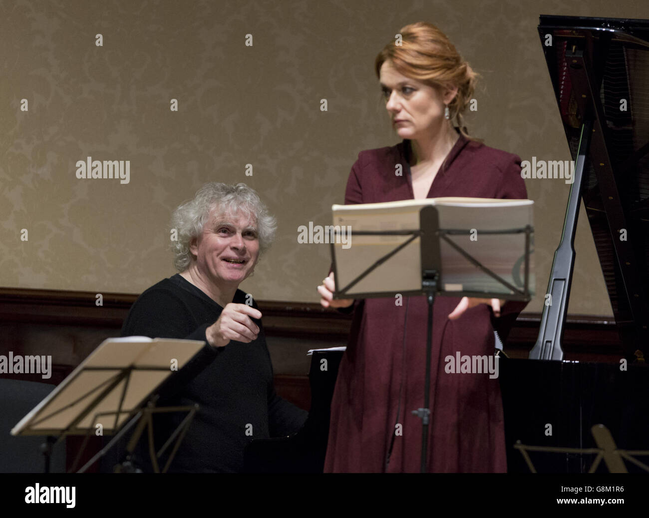 Simon Rattle UK piano debut. k, Stravinsky and more, at Wigmore Hall in ...