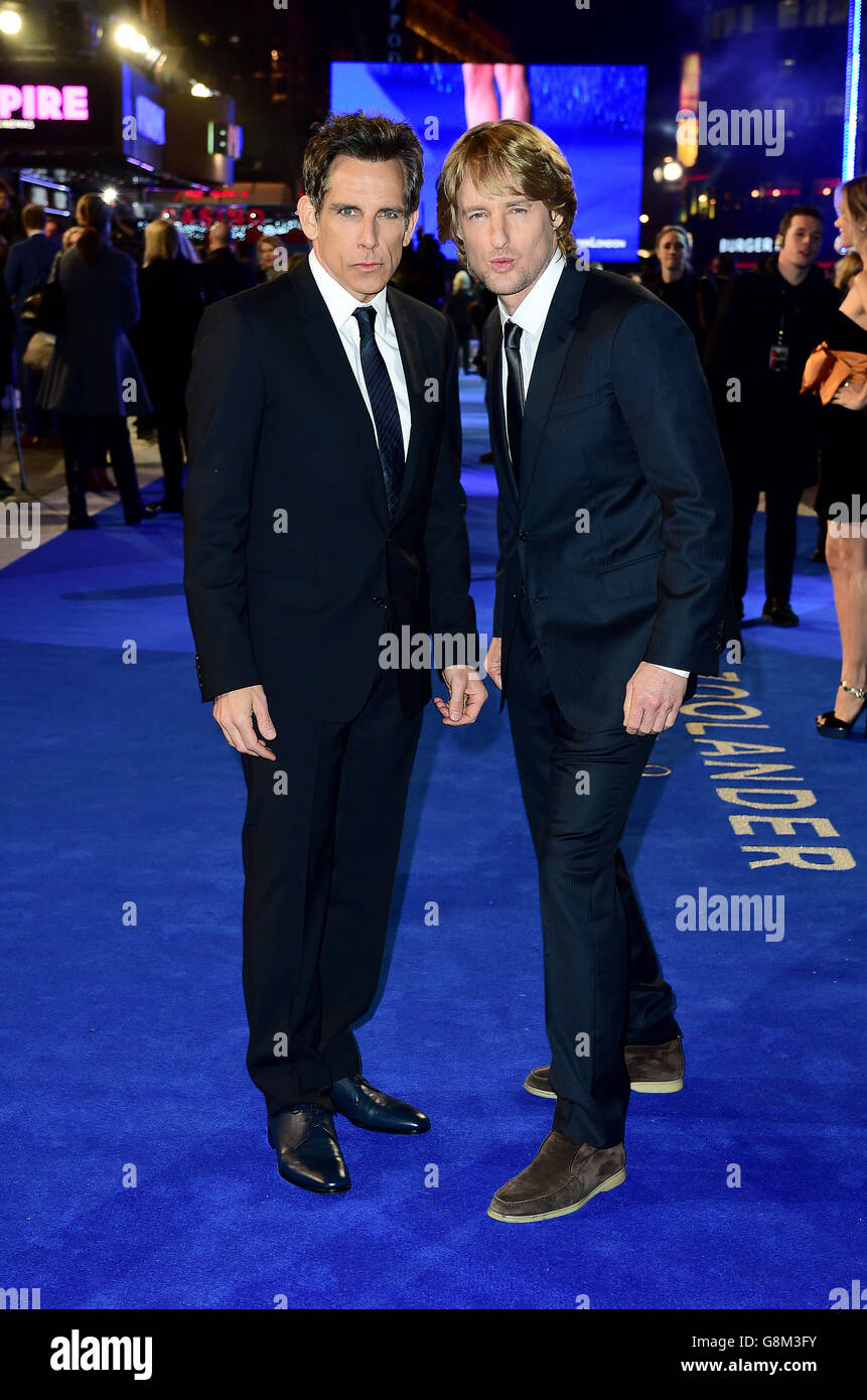 'Zoolander 2' UK Premiere - London Stock Photo - Alamy