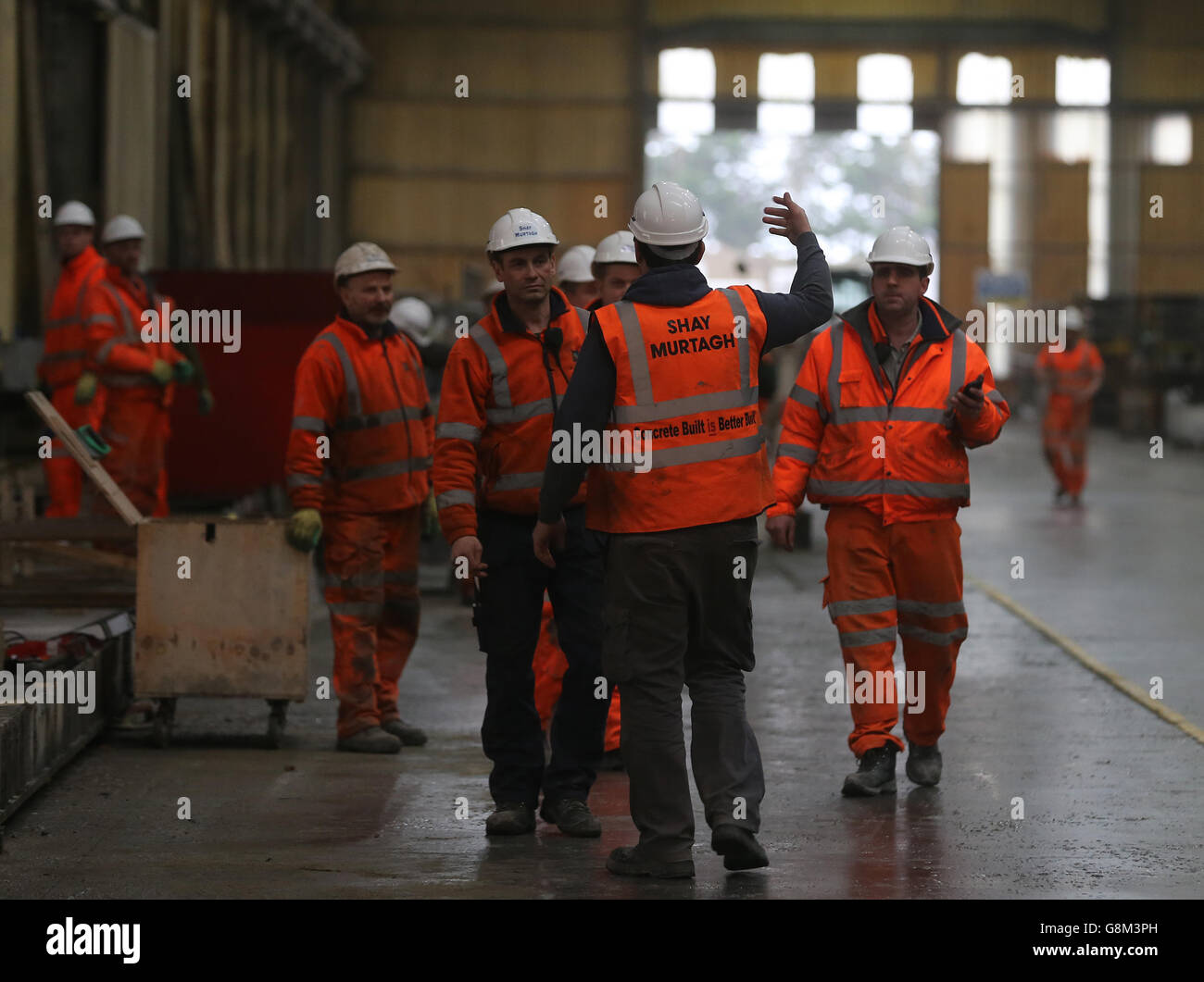 Workers at Shay Murtagh Precast - a family-owned, Irish manufacturing ...