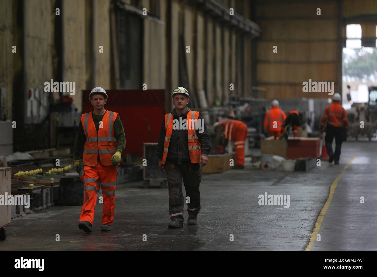 Workers at Shay Murtagh Precast - a family-owned, Irish manufacturing ...