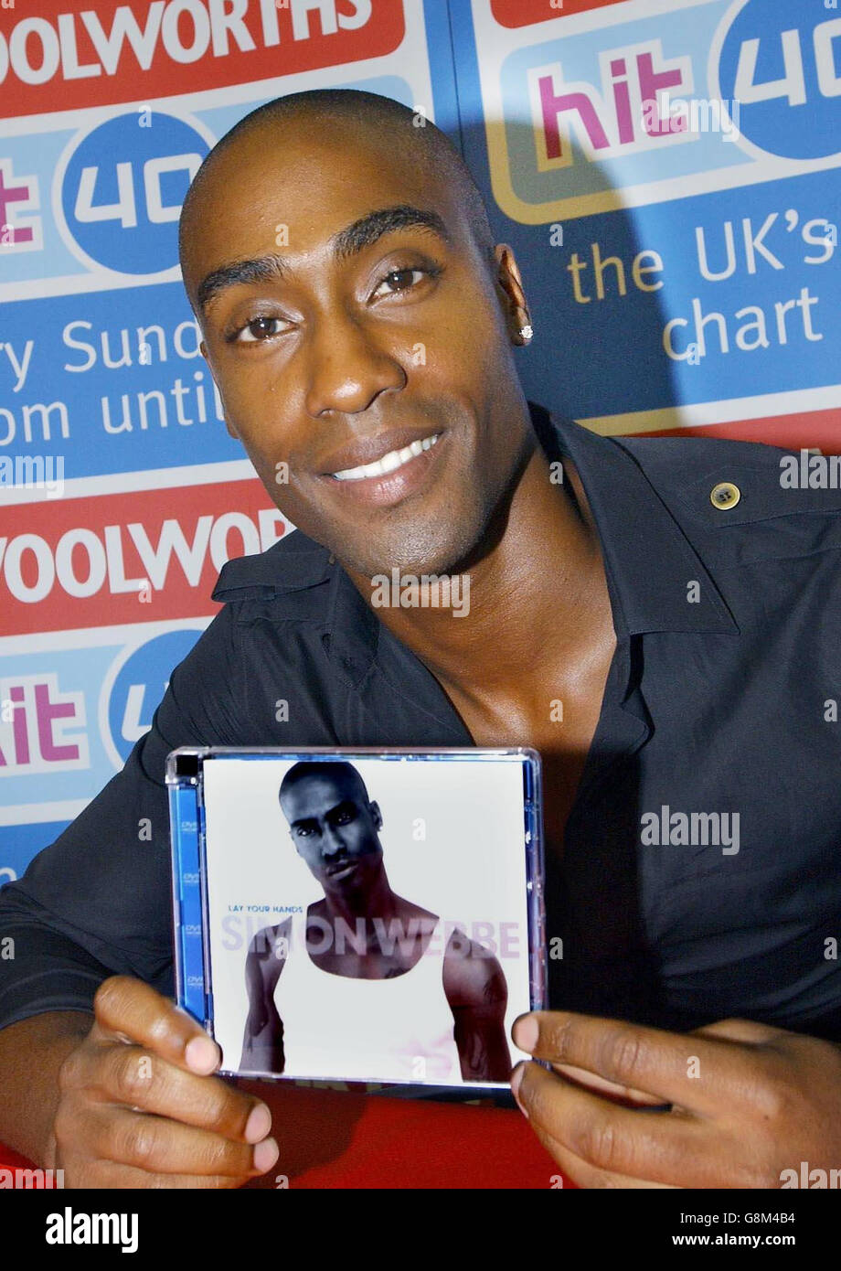 Simon Webbe Solo Single Launch - Woolworths. Former Blue singer Simon ...