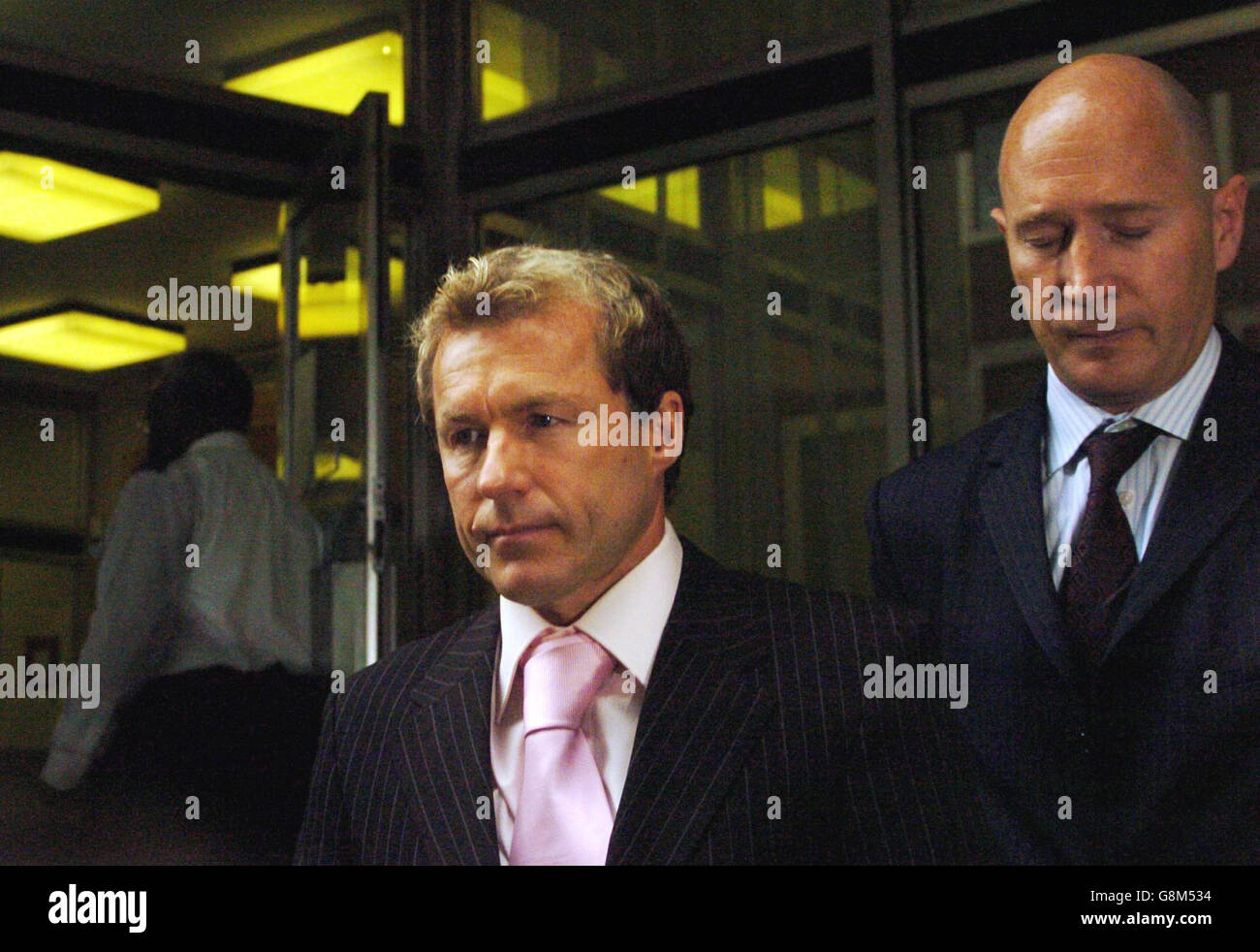 Former Coronation Street actor Christopher Quinten (left) leaves ...