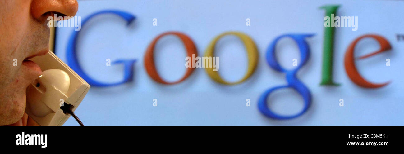 TECHNOLOGY Google 2 Stock Photo - Alamy