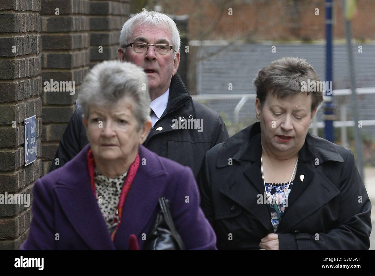 (Left to right) Margaret Smith, mother of Maxine Hambleton, Bill Craig ...