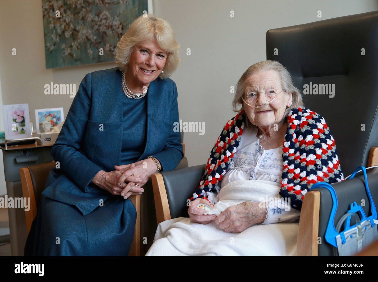 Royal visit to Royal Trinity Hospice Stock Photo - Alamy