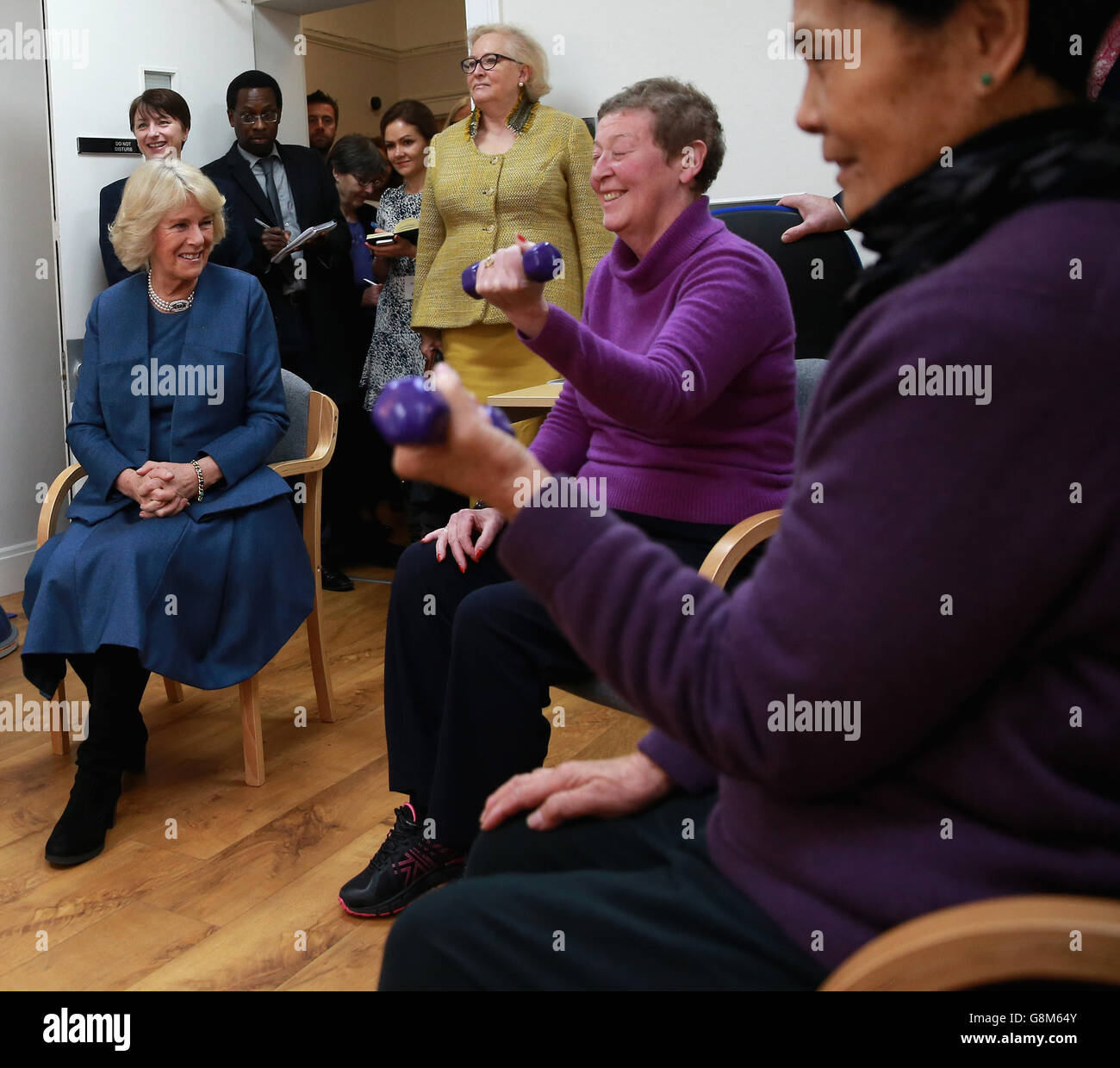 Royal visit to Royal Trinity Hospice Stock Photo - Alamy