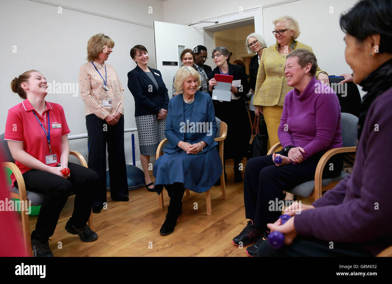 Royal visit to Royal Trinity Hospice Stock Photo - Alamy