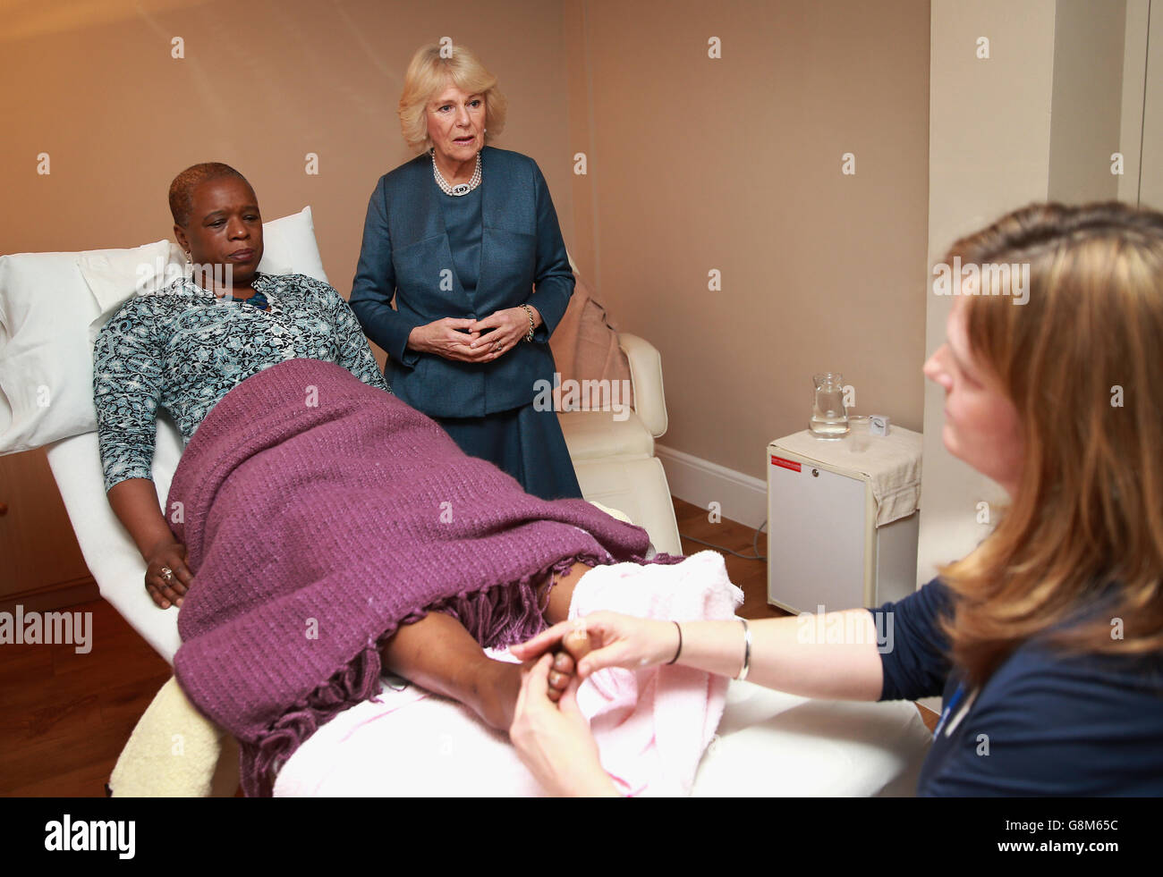 Royal visit to Royal Trinity Hospice Stock Photo - Alamy