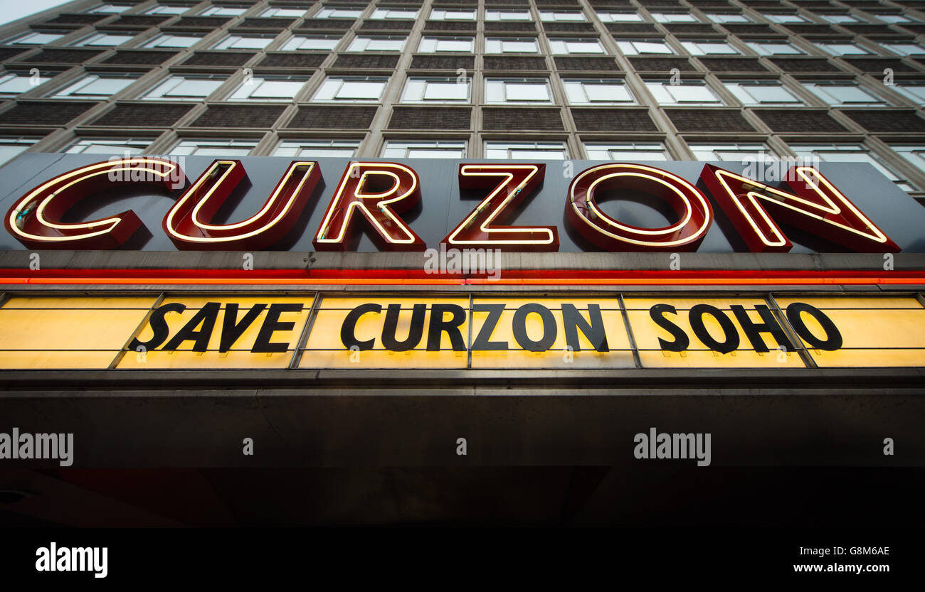 Curzon Cinema Soho Stock Photo - Alamy