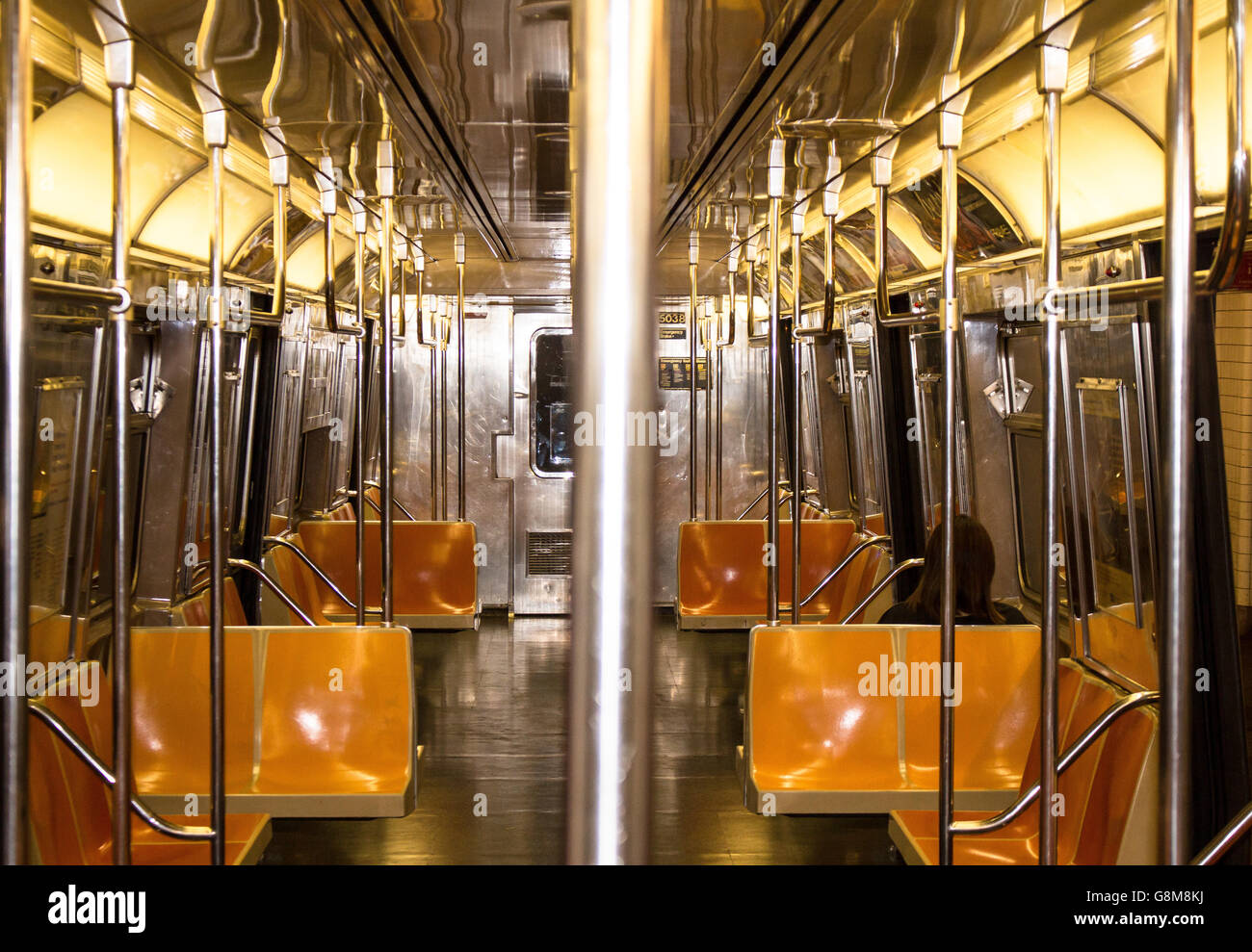 New York Subway Train Stock Photo - Alamy