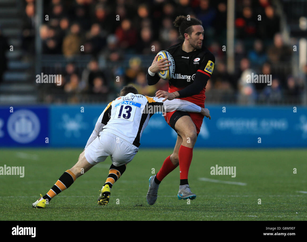 Saracens v Wasps - Aviva Premiership - Allianz Park. Saracens Mike ...