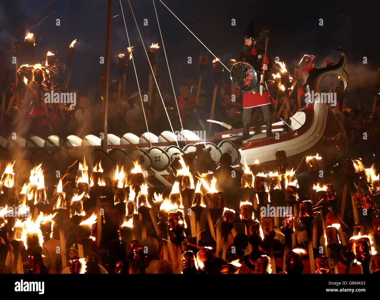 Up Helly Aa festival 2016 Stock Photo - Alamy
