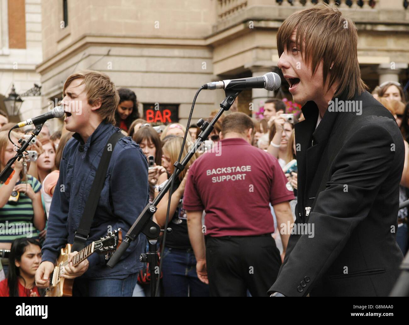 McFly - Teenage Cancer Trust gig - West Piazza Square - Covent Garden ...