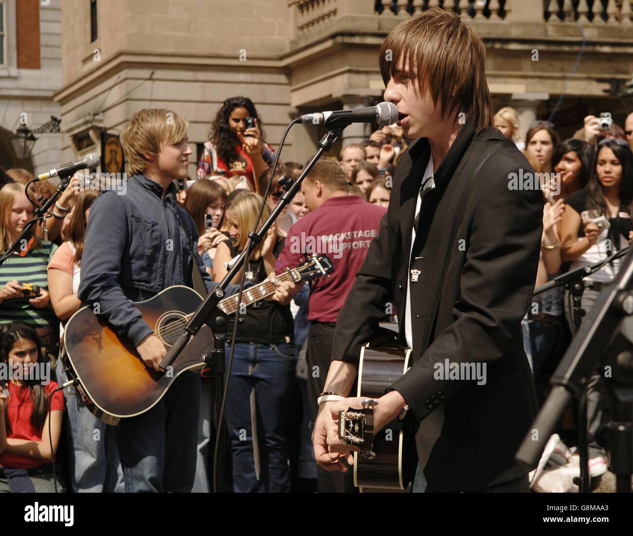 McFly - Teenage Cancer Trust gig - West Piazza Square - Covent Garden ...