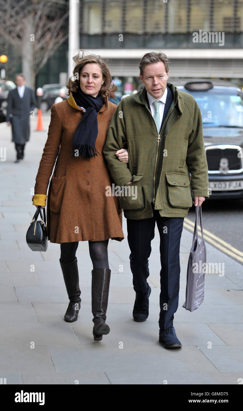 George Bingham, the only son of missing peer Lord Lucan, arriving at ...