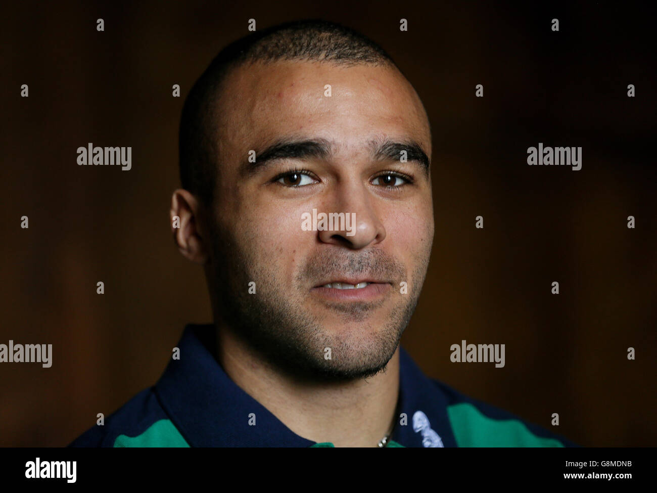 Ireland's Simon Zebo during the squad announcement at Carton House ...