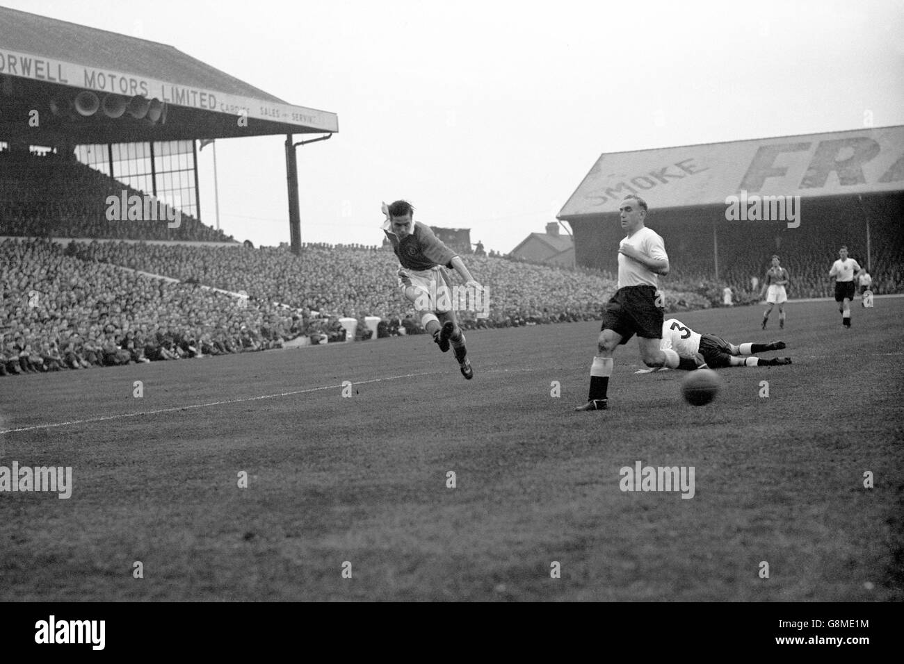 Action black and white football ninian1 hi-res stock photography and ...