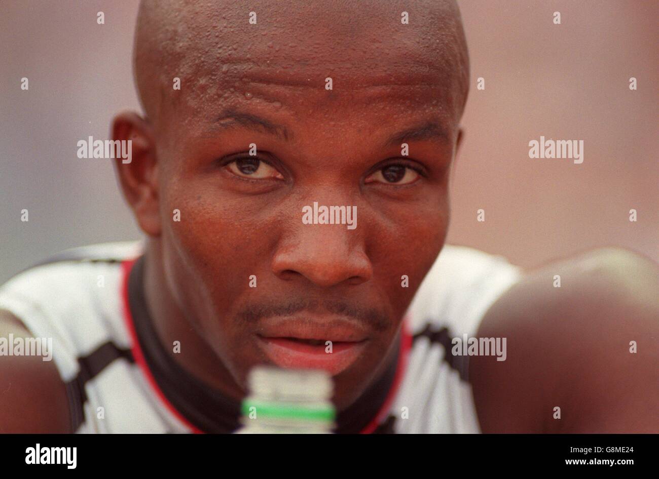 Athletics - Crystal Palace. Donovan Bailey, Canada Stock Photo - Alamy