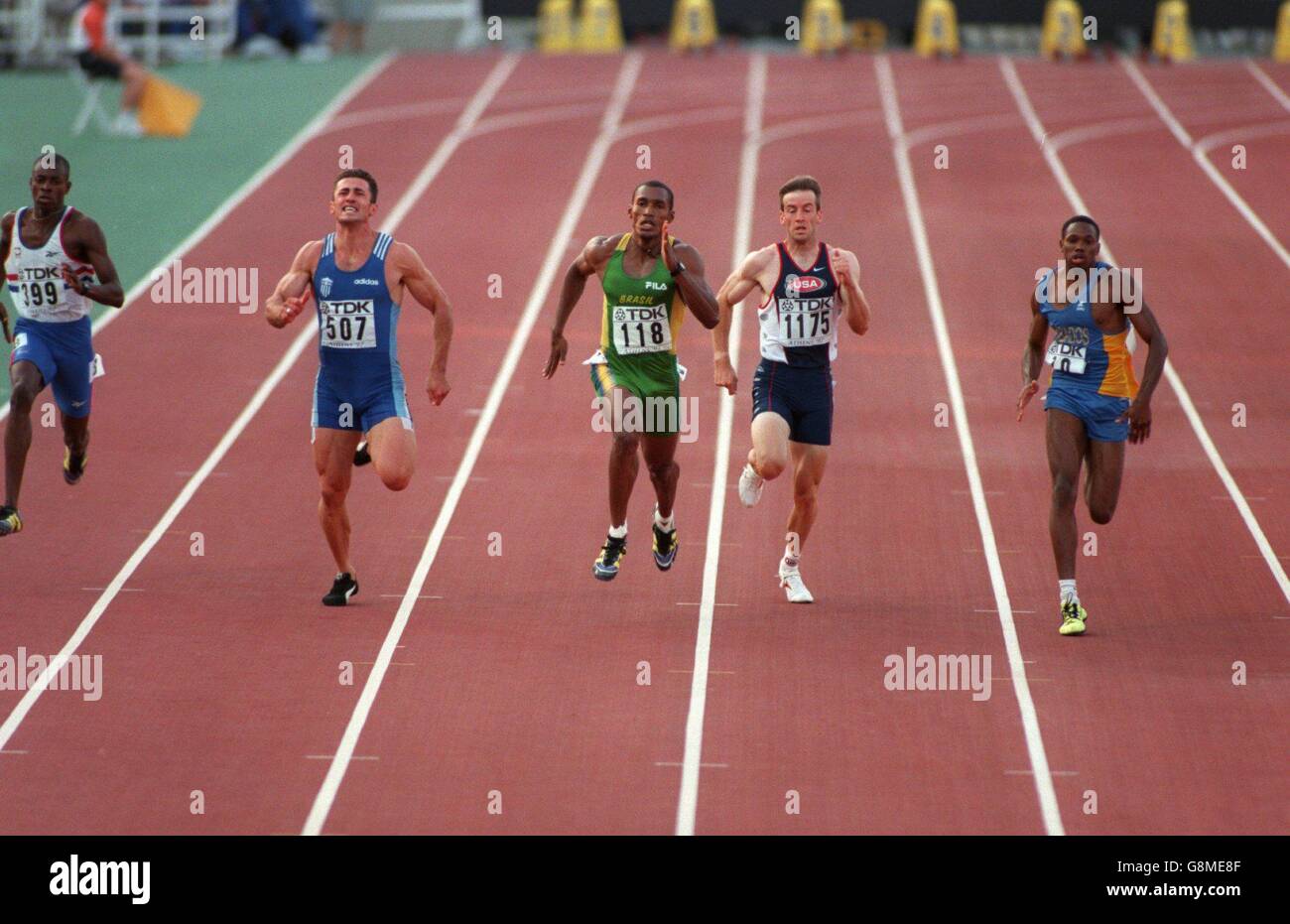 (left-right): Douglas Walker of Gret Britain, Georgios Panagiotopoulos ...