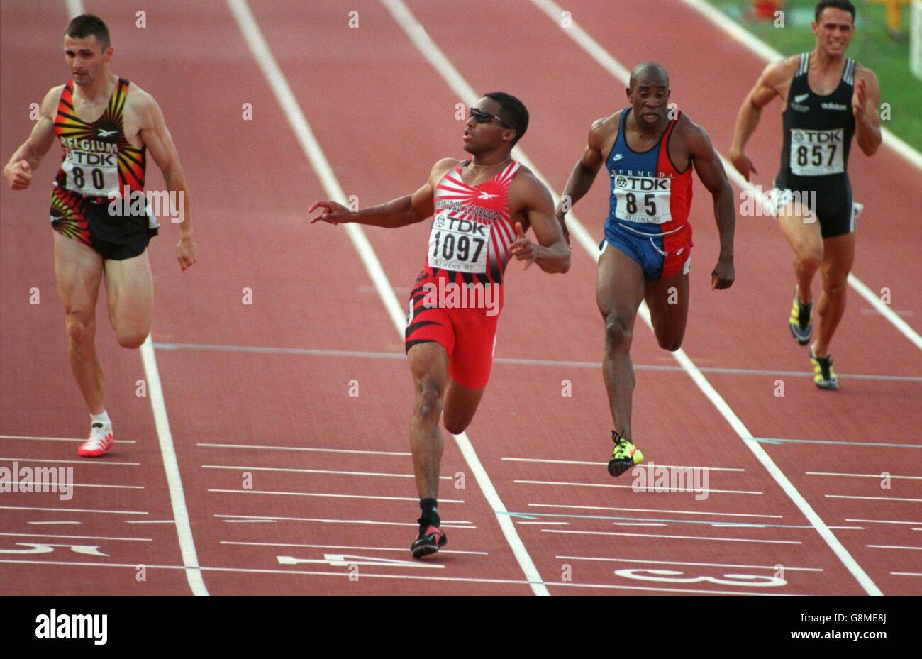 Athletics - Sixth IAAF World Championship - Athens 1997 - Men's 200m ...