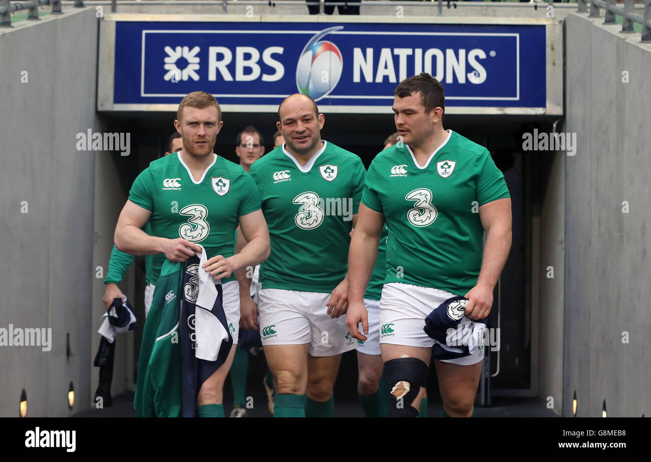 Ireland v Wales - RBS Six Nations - Ireland Captain's Run - Aviva ...