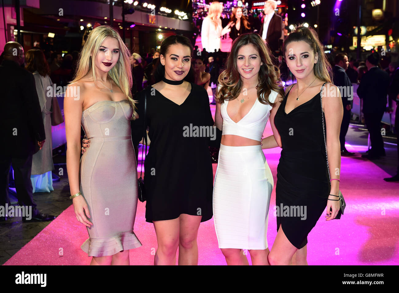 Girl band Sweet Riot attending the European premiere of How To Be ...