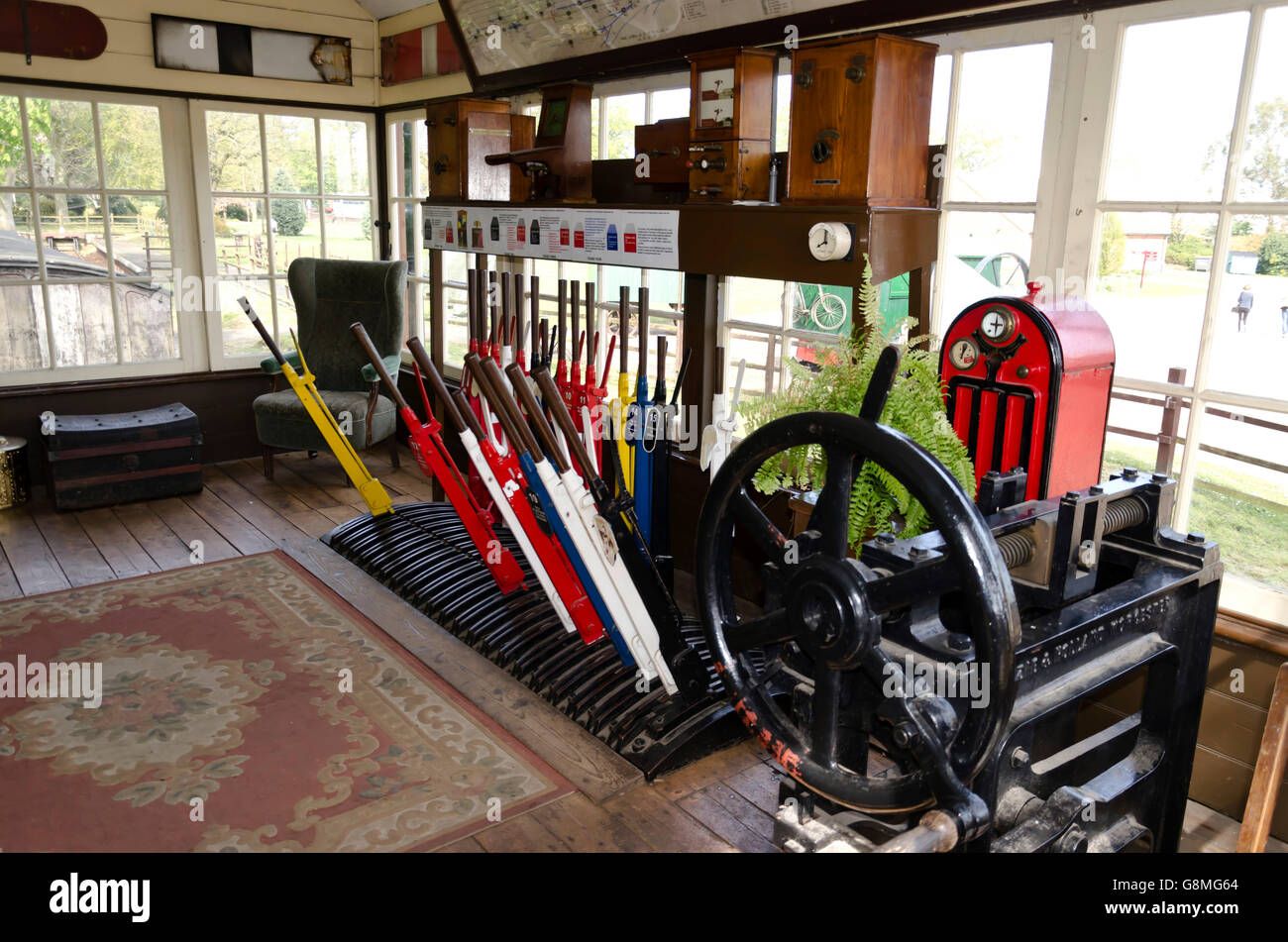 Inside signal box hi-res stock photography and images - Alamy